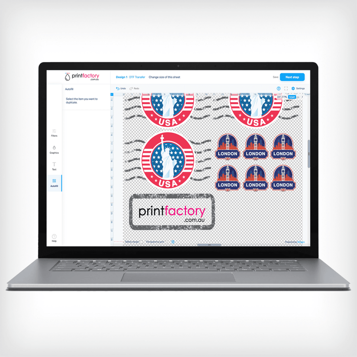 Custom DTF Transfers - Direct-to-Film Gangsheets - Free Builder! – Printfactory.com.au